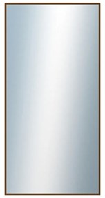 DANTIK - Zarámované zrcadlo - rozměr s rámem cca 60x120 cm z lišty Hliník hnědá | P269-211 (7269211)