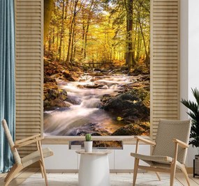 Gario Fototapeta Podzimní vodopád Materiál: Vliesová, Rozměry: 100 x 140 cm
