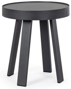 BIZZOTTO Zahradní konferenční stolek SPYRO antracit 41 cm 0663524