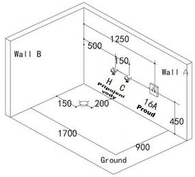 BPS-koupelny Hydromasážní vana HYD-NE912BL 170x90 ČERNÁ s ohřevem vody