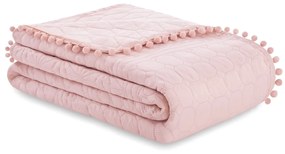 Přehoz na postel AmeliaHome Meadore IV pudrově růžový