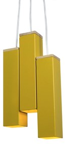 Závěsná lampa Andy Triple barva stínidla: žlutá