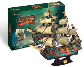 CubicFun - Puzzle 3D Plachetnice San Felipe
