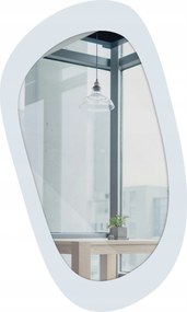 Zrcadlo Nepravidelné s organickým rámem pro vizáž Pastelový obzor