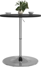 vidaXL Barový stůl 60x60x90 cm kompozitní dřevo chromovaná ocel [4007193] Barva: Bílá