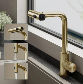 design kuchyňská baterie DOPORRO Turnix 2 - nerez ocel