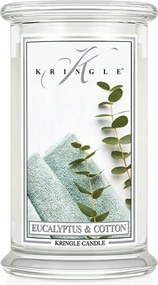 Velká svíčka Eucalyptus Cotton Kringle Candle