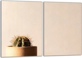 Skleněná ochranná deska na sporák 2x40x52 Kaktus do kuchyně