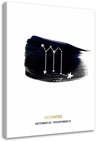 Gario Obraz na plátně Znamení zvěrokruhu - štír Rozměry: 40 x 60 cm