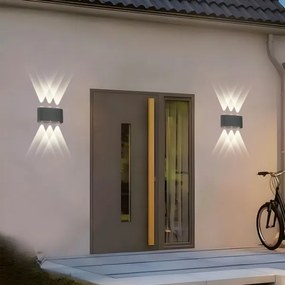 Brilagi - LED Venkovní nástěnné svítidlo FLAREBOX LED/6W/230V antracit IP65