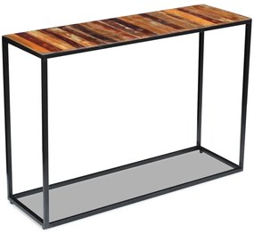 vidaXL Marketos Konzolový stolek masivní recyklované dřevo 110 x 35 x 76 cm