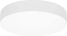 Ecolite Bílý přisazený LED panel s tenkým rámečkem kulatý 300mm 48W WFPR03-48W