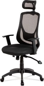Ergonomická kancelářská židle MODUS - černá síťovina / látka