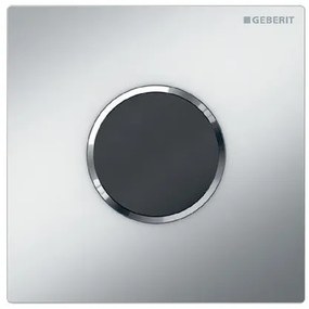 Geberit Splachovací systémy - Elektronické ovládání splachování pisoárů typ 10, bateriové napájení, easy to clean, matný chrom 116.035.JQ.1