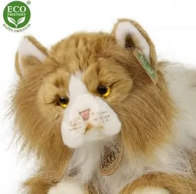RAPPA Plyšová kočka perská dvojbarevná 25 cm / ECO-FRIENDLY / od 0 měs