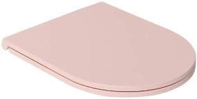 Sapho Isvea - WC sedátko, Slim, SoftClose, růžová Salmon 40KF0541I-S