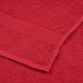 Saunové osušky FROGN 2 ks červené 80x200 cm 360 g/m² 136935