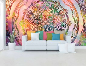 Malvis ® Tapeta Mandala optimistická Vel. (šířka x výška): 216 x 140 cm