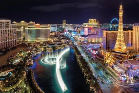 Plakát, Obraz - Las Vegas - Aerial View, (91.5 x 61 cm)