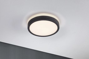 Paulmann 71053 Cosara, textilní stropní svítidlo s korónou, 15W LED 3000K, průměr 30cm, tmavě šedá, IP44