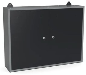 Závěsná skříňka na zeď HOBBY III, 600 x 800 x 200 mm, 2 dveře, perforovaná