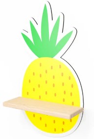 Like IT Nástěnná polička ananas 49,5cmx31,5cmx11,5cm žlutá