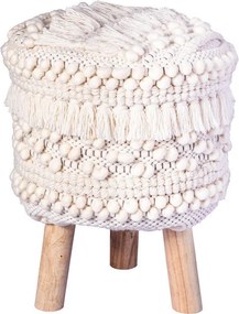 XXXLutz TABURET, dřevo, textil, 38/50/38 cm - Taburety - 005937036303