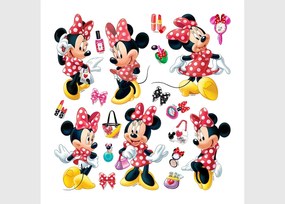 Dětská samolepka na zeď Minnie Mouse, Disney | 30 x 30 cm | DDKS 3813