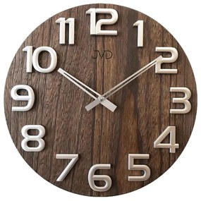 Nástěnné hodiny dřevěné JVD HT97.3