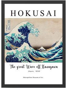 Plakát 35x45 cm Hokusai – Wallity