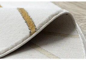 koberec kulatý EMERALD výhradní 1013 glamour, stylový geometrický kré velikost kruh 120 cm | krásné koberce cz
