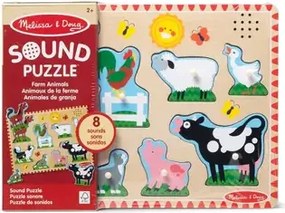 Spin Master Melissa  Doug puzzle se zvukovými efekty / od 2 let