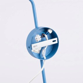 Sollux Lighting Nástěnné svítidlo NOX 1 světle modré s vypínačem