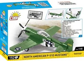 COBI 5860 II WW North American P-51D Mustang / 152 kostek / 1:48 / od