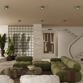 Sollux Lighting Stropní svítidlo MODO 1 olivově zelené GX53