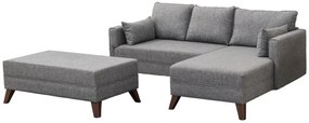 Atelier del Sofa Rohová sedací souprava Bella Corner Sofa Right 2, Šedá