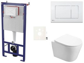 Závěsný WC set do lehkých stěn / předstěnová SAT Infinitio SIKOSSIN20KECO