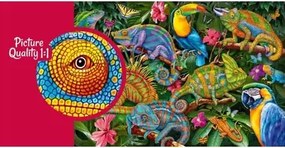 CHERRY PAZZI Puzzle Úžasní chameleoni / 2000 dílků / 100 × 70 cm