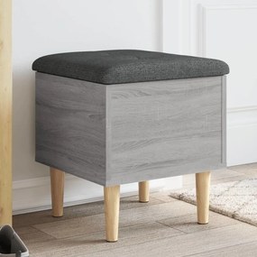 vidaXL Úložná lavice 42 x 42 x 46 cm kompozitní dřevo [835066] Barva: šedá sonoma