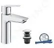 Grohe QuickFix Start - Umyvadlová baterie s výpustí Push-Open, studený start, chrom 23746002