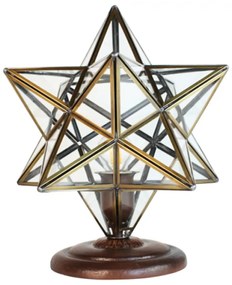 Stolní lampa ve tvaru hvězdy Star – 31x31x36 cm