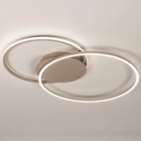 Stropní stmívatelné LED svítidlo Omega 750 Dark Taupe Big