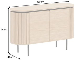 Invicta Dřevěná komoda ATELIER 120 cm dub 47452