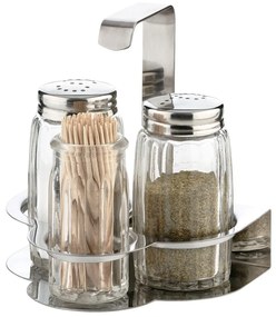 Souprava sůl, pepř a párátka CLASSIC