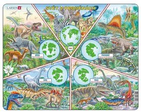 Larsen Vzdělávací puzzle Svět v proměnách 100 dílků