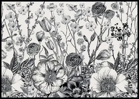 INTERDRUK Puzzle Flowers: Jarní kvítí / 1000 dílků / 67 x 48 cm