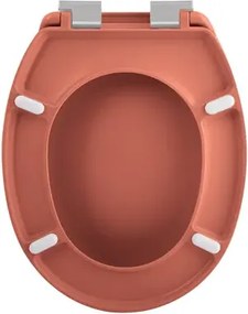 Spirella NEELA WC prkénko matná terakota / soft-close / duroplast