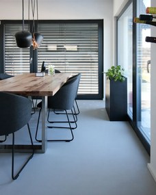 Květináč ELEMENTO, sklolaminát, šířka 88 cm, antracit
