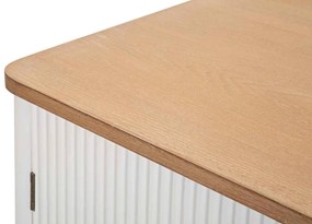 Designová komoda Gerlinde 117 cm bílá