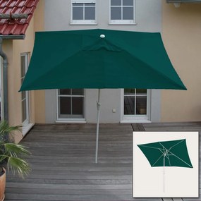 Slunečník N23 2x3m polyester/hliník - zelená